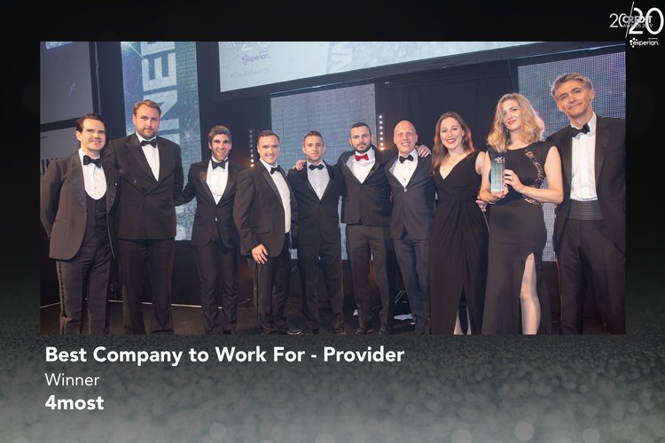 4most wins Best Company to Work For - 4most